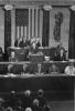 Astronaut Neil Armstrong addresses a Joint Session of Congress ...